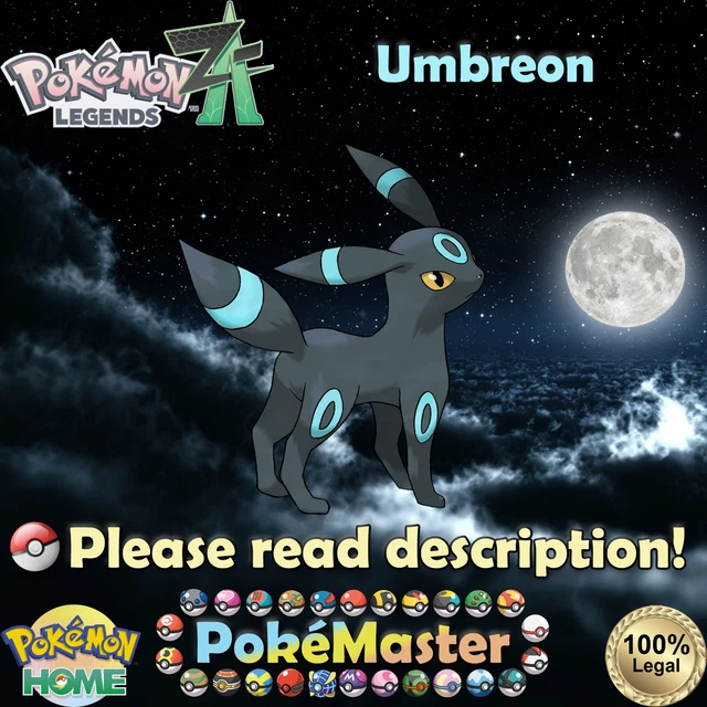💚SHINY NON-SHINY ALPHA Umbreon 6IV💚Pokémon Legends: Z-A (💯Legal) $8.40 ...