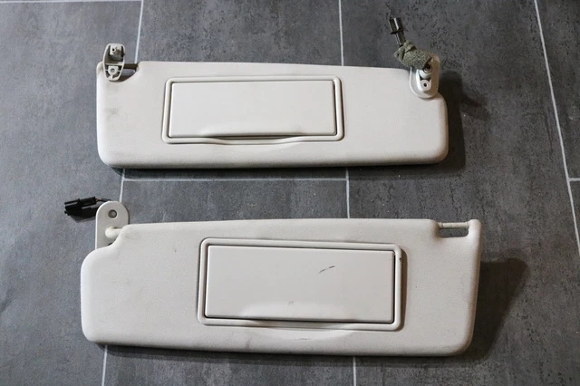 7443 VW PASSAT 35i 3A B4 Sonnenblende Rechts Links Grau Spiegel Licht ...