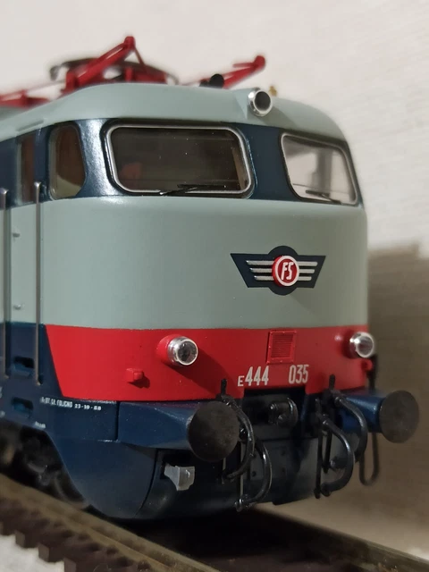 ROCO 72502 FS E444 035 Tartaruga Locomotiva Dep. Milano C.le Ep. Iv V ...