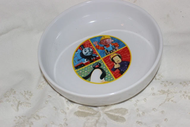 CEREAL BOWL FIREMAN Sam, Bob the Builder, Thomas, Pingu EUR 6,50 ...