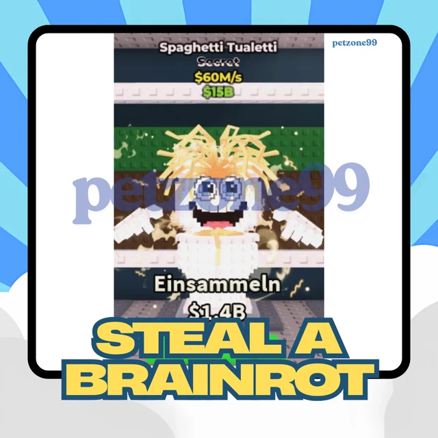 STEAL A BRAINROT Spaghetti Tualetti $40.00 - PicClick CA