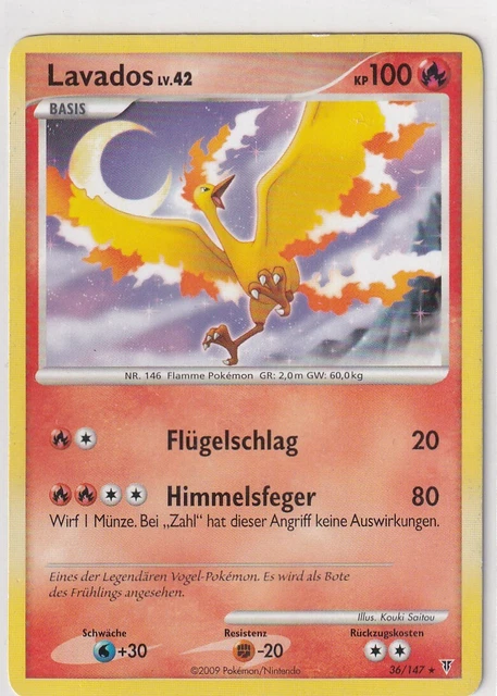 POKEMON CARTE ULTIME Sieger (Vainqueur) Numéro 36/147 Lavados Allemand ...