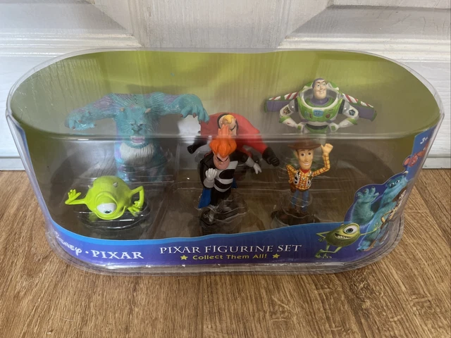 DISNEY PIXAR FIGURINE Set Toy Story Monsters Inc Incredibles 2007 NEW ...