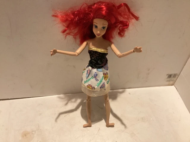 DISNEY PRINCESS ARIEL The Little Mermaid Doll Articulated Arms 11 inch ...