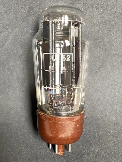 RARE GEC MARCONI U52 5U4G Black Plates Square Getter 1957 Nos EUR 251 ...