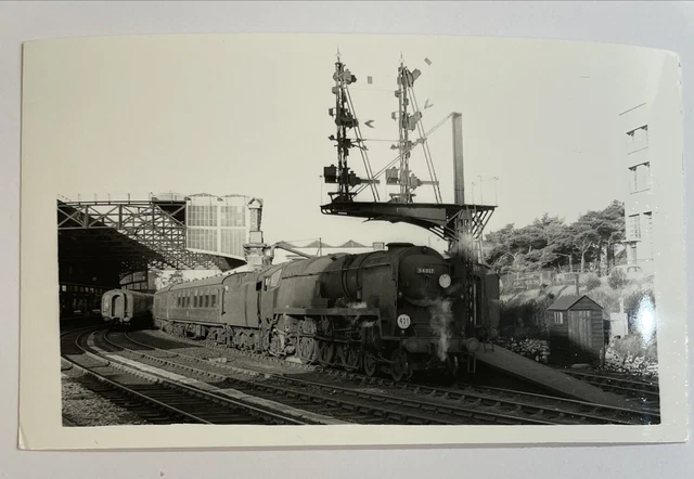 BR RAILWAY LOCOMOTIVE Photograph West Country Class Rebuilt 34017 F110 ...