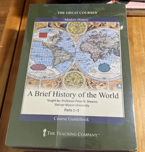 THE GREAT COURSES A Brief History Of The World DVD Set and Guidebook ...