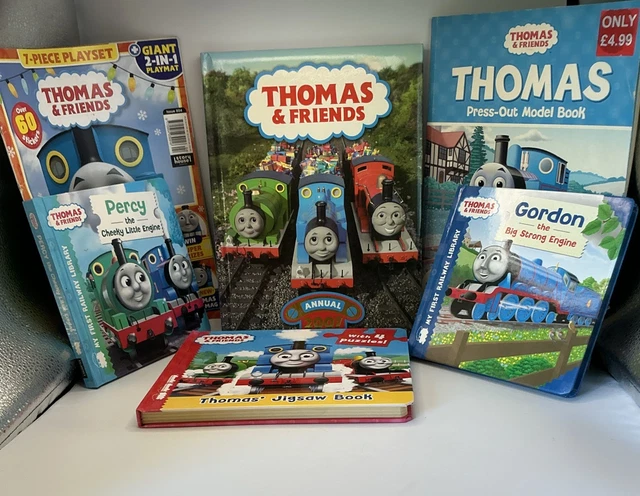 THOMAS AND FRIENDS - Thomas Tank Engine Book Bundle Inc Jigsaw Book ...