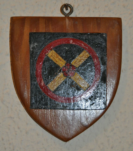 VINTAGE WESTERN COMMAND wall plaque shield WW2 British Army formation ...