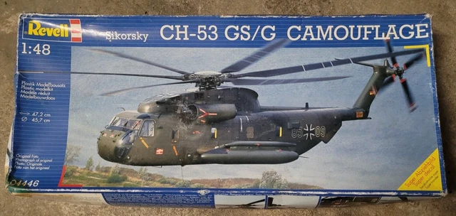 REVELL 04446 SIKORSKY CH-53 GS/G CAMOUFLAGE Helicopter Hubschrauber 1: ...