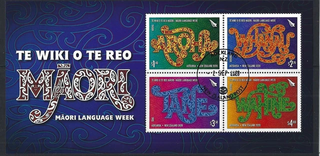 NEW ZEALAND 2020 Maori Language Week Miniature Sheet Fine Used £9.90 ...