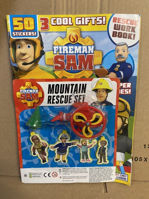 FIREMAN SAM SPECIAL magazine Spring 2023 Puzzles Stickers + Mountain ...