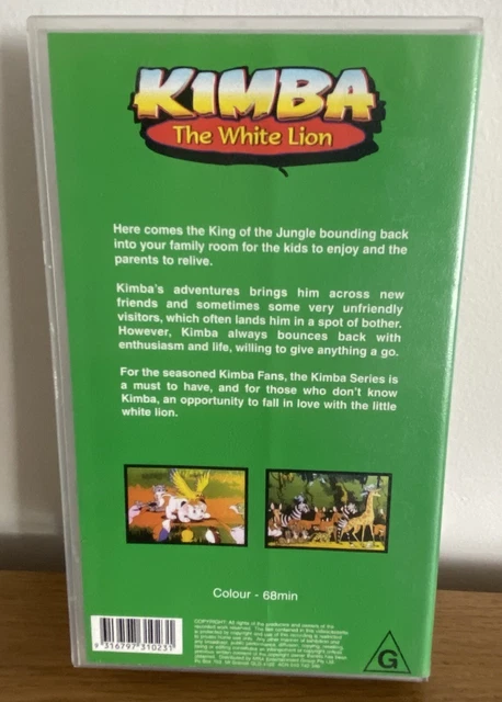 KIMBA VHS THE White Lion Volume 7 - 1993 MRA A1023 Video Tape Tested ...