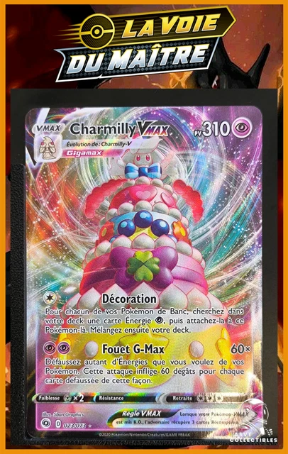 CARTE POKÉMON CHARMILLY VMAX 023/073 EB3.5 La Voie Du Maître Epee et ...