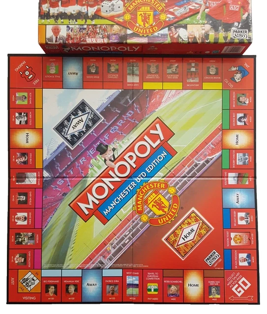 MONOPOLY MANCHESTER UNITED Edition 2009 Hasbro Parker Winning Moves ...