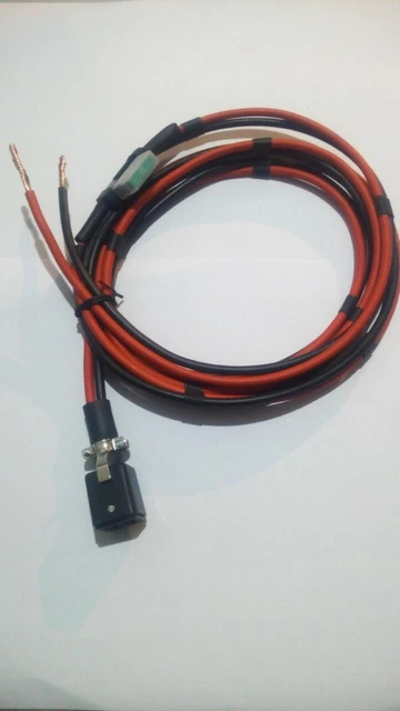 YAESU SOMMERKAMP FT-757 GX GX2 FT 747 FT 80 Cavo aliment power 12V DC ...