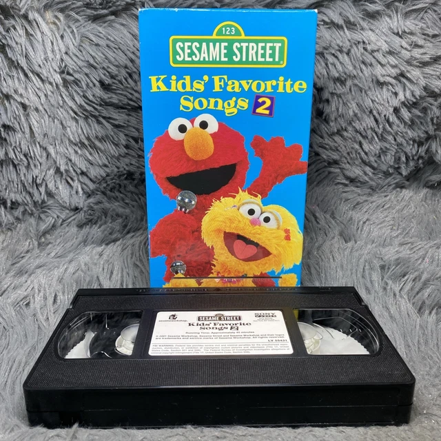 KIDS' FAVORITE SONGS 2 Sesame Street VHS Tape Sep-2001 Sony Music ...