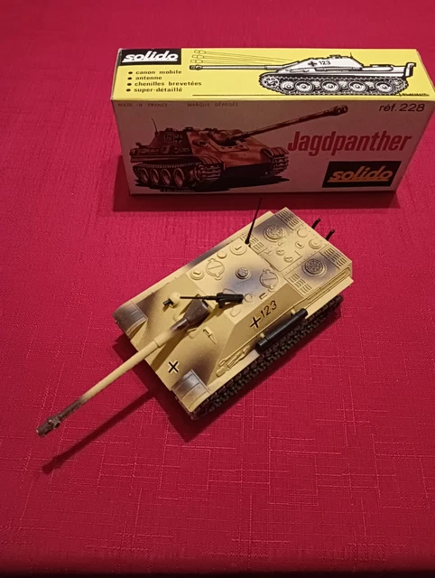 SOLIDO CHAR - JAGDPANTHER - Ref : 228 EUR 70,00 - PicClick FR