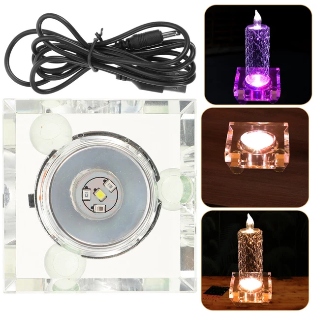 LAMP HOLDER LED for Glass Art Display Stand with Lights £17.48 ...