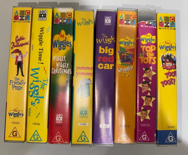 THE WIGGLES VHS Bundle X 8 Original Cast Vintage ABC Kids - FREE POST ...