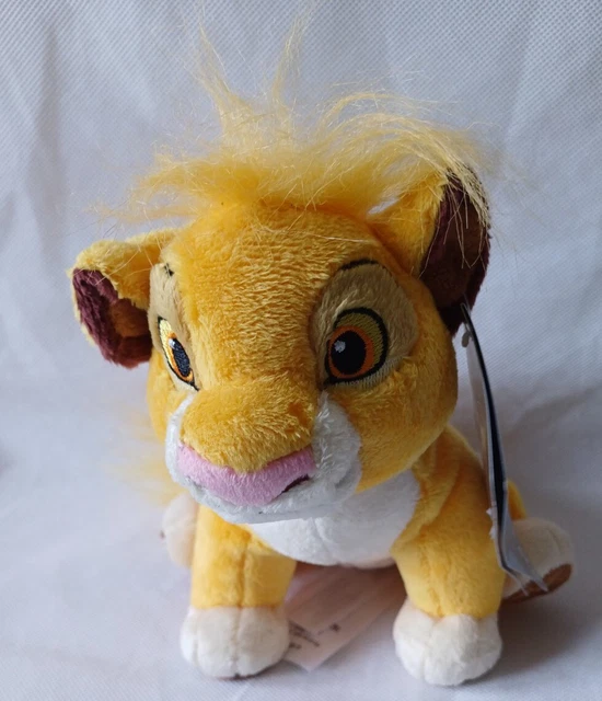 DISNEY STORE - Young Simba Cub - Soft Plush Stuffed Toy Small 7" Teddy ...
