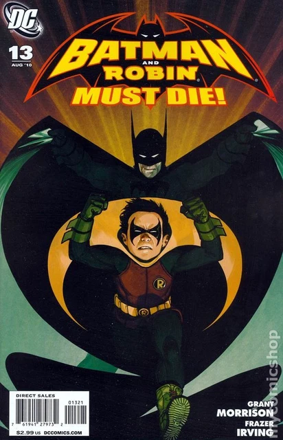 BATMAN AND ROBIN #13B Irving 1:25 variante in perfette condizioni 2010 ...