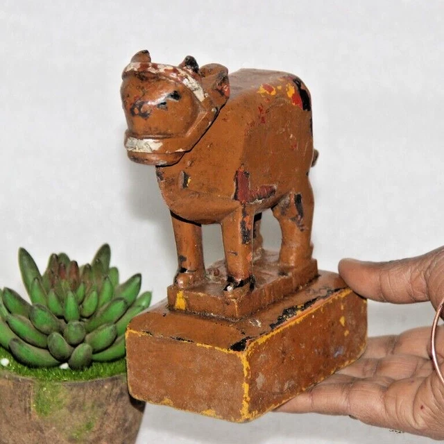 VINTAGE VACHE STATUE,DÉCOR Maison,Original Figurine,De collection Nandi Statues EUR 74,83 ...