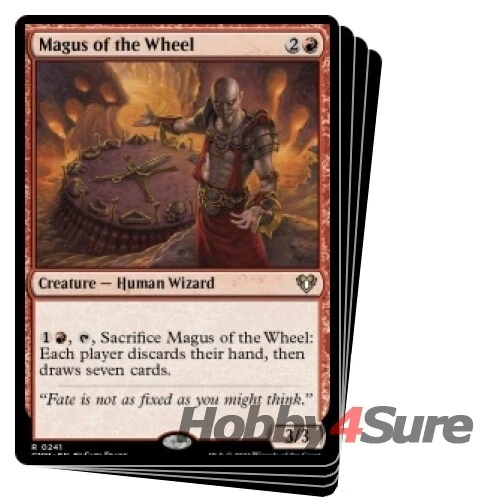 MAGUS OF THE Wheel X4 M/QUASI Magic: The Gathering MTG Commander ...