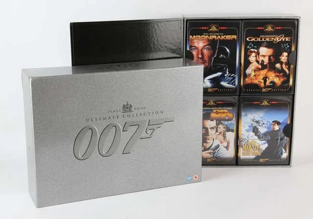 JAMES BOND 007 Ultimate Edition 40 Disc DVD Set, boxed from 2006. £50.00 - PicClick UK