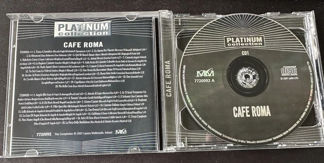 CAFE' ROMA CD Platinum Collection 2CD box set 38 great Italian Songs Ex ...