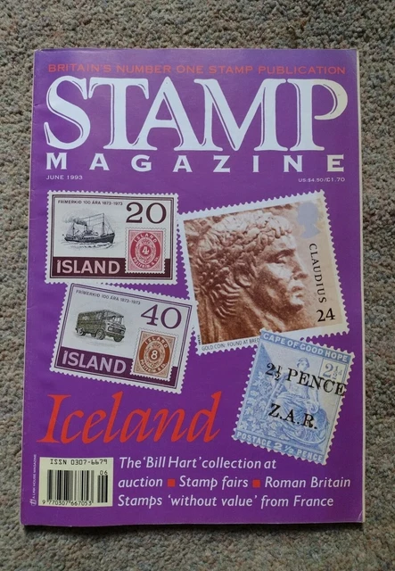 USED STAMP MAGAZINE Philatelic Magazine June 1993 Volume 59 No.6 £1.99 ...