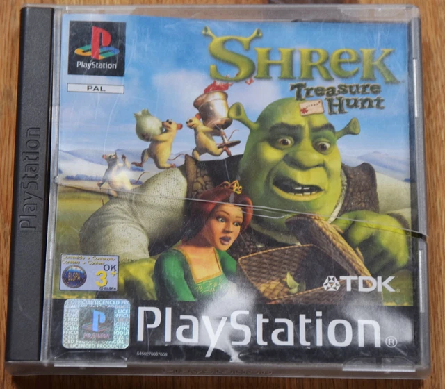 SHREK TREASURE HUNT 2002 Sony Playstation One PS1 Video Game - PAL ...