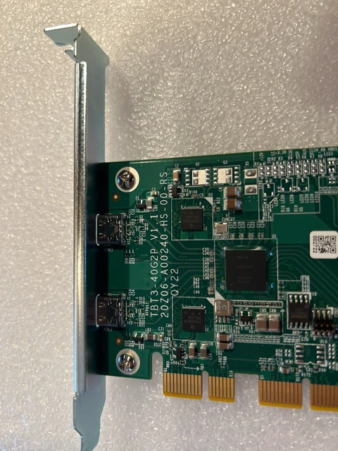 QNAP TBT3-40G2P QXP-T32P Thunderbolt 3 PCIe Expansion Card for QNAP NAS ...