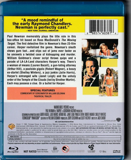 HARPER BLU-RAY WARNER BROTHERS ARCHIVE COLLECTION PAUL NEWMAN EUR 21,46 - PicClick IT