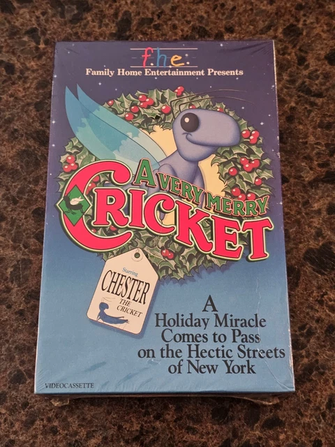 BRAND NEW A Very Merry Cricket (VHS; 1985) RARE BOX Sealed OOP ...