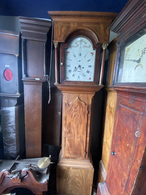 ROBERT SHARPE OF Snaith Longcase Grandfather Clock £200.00 - PicClick UK