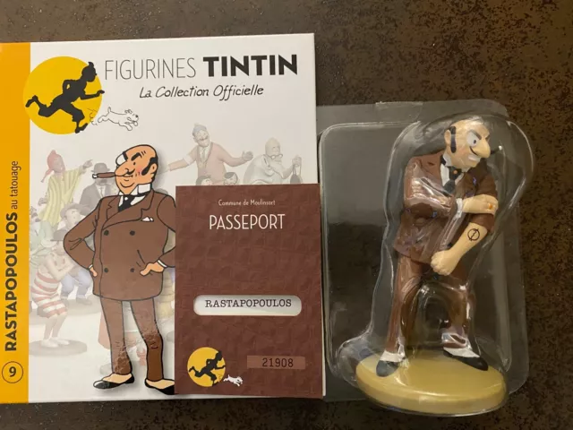 FIGURINE TINTIN &RASTAPOPOULOS AU TATOUAGE" EUR 9,90 - PicClick FR