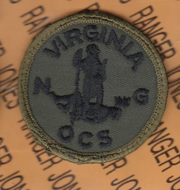 US ARMY VIRGINIA ARNG OCS School OD green BDU 2.5" patch m/e B $4.00 ...