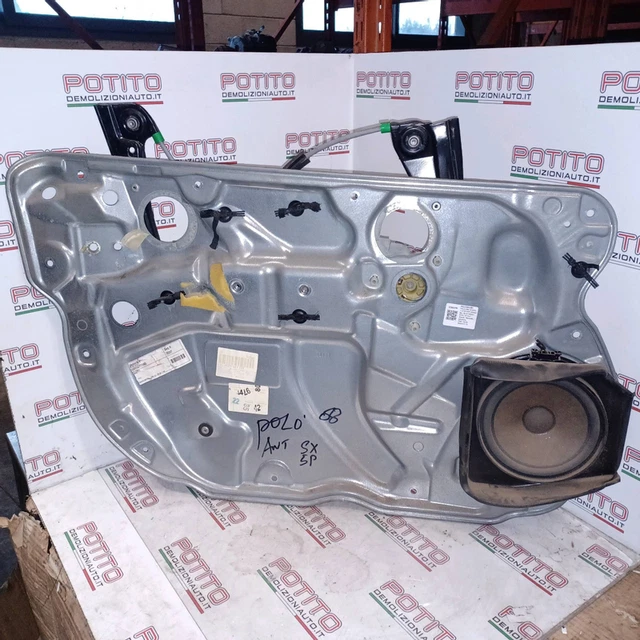 6Q4837461F ALZACRISTALLI ANTERIORE sinistro per VOLKSWAGEN POLO (9N ...