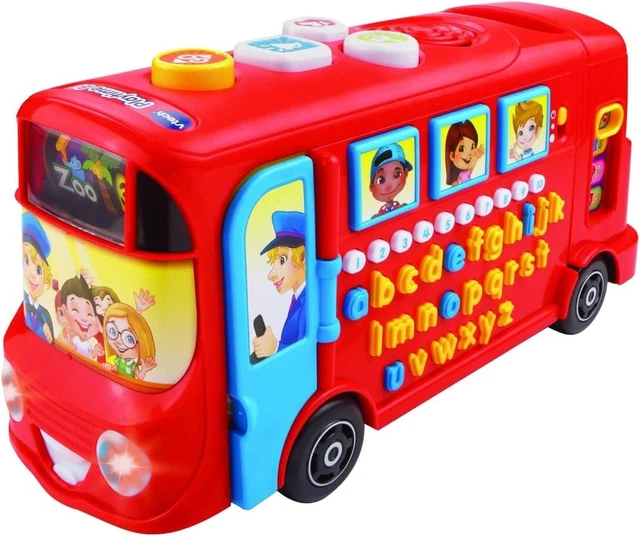 VTECH PLAYTIME BUS with Phonics Letters Numbers Songs Interactive Kids ...