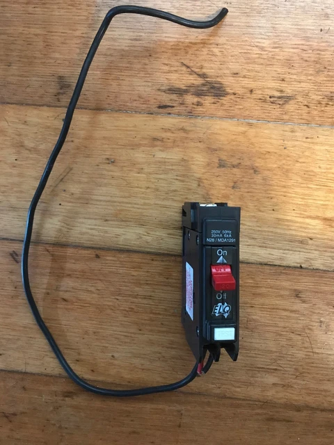 ELQ RCD/MCB SAFETY Switch Cutler hammer20A 250V N28 MDA1291 Quicklag ...