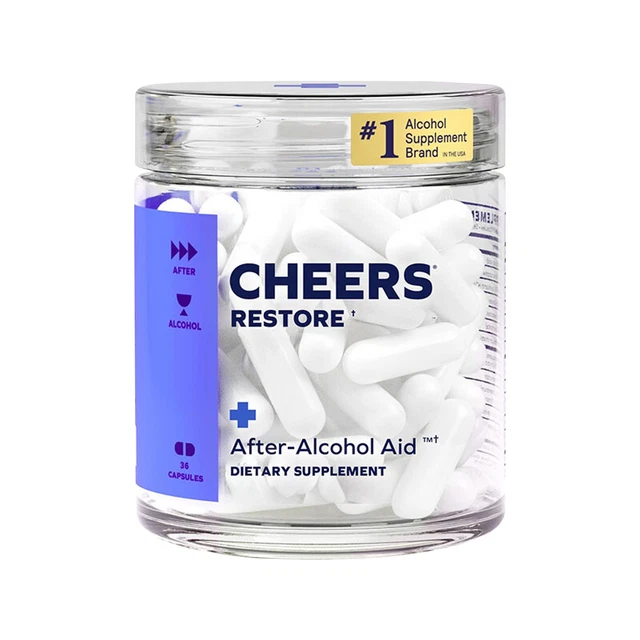 CHEERS RESTORE SUPPLEMENT With DHM+L-Cysteine Support Your Liver 36 ...
