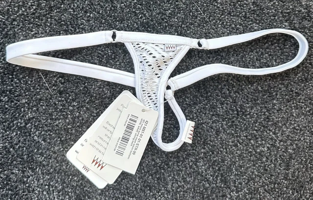 RARE WICKED WEASEL New With Tags Wave Mesh Micro Bottom Size Small $75. ...