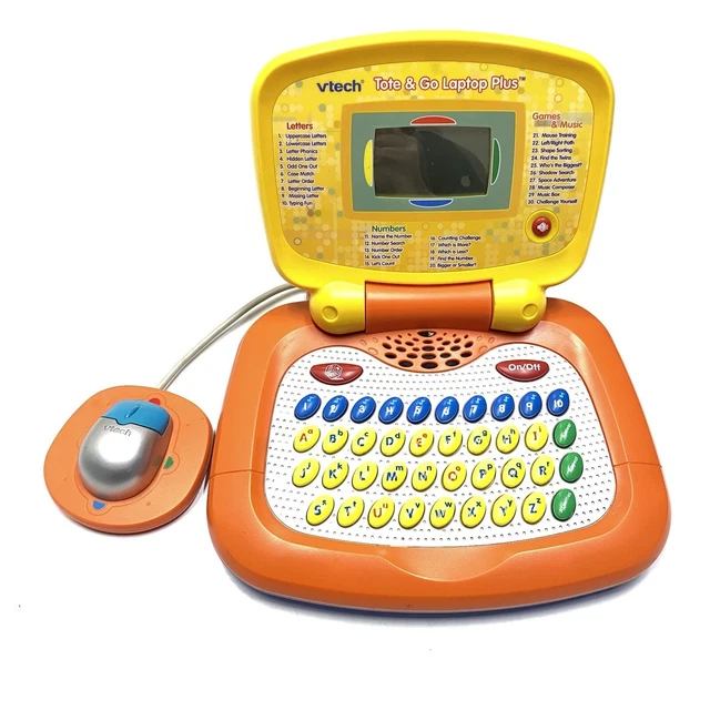 VTECH TOTE AND Go Laptop Plus Preschool Learning System WORKS Tested I5 ...