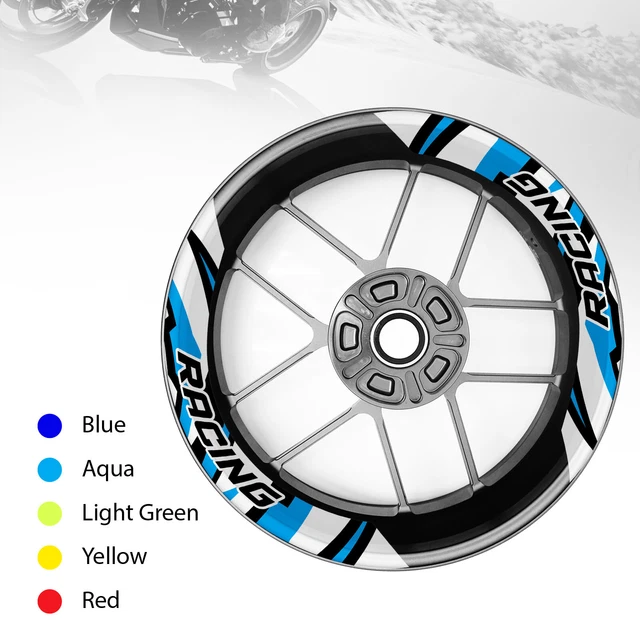 S17W INNER WHEEL Rim Sticker Decals 17 Inch For Yamaha XSR 900 10 17 18 ...