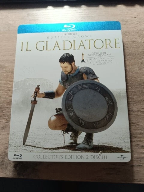 IL GLADIATORE DVD + BLU-RAY Universal 2014 Limited Edition Cover Alluminio EUR 2,99 - PicClick IT