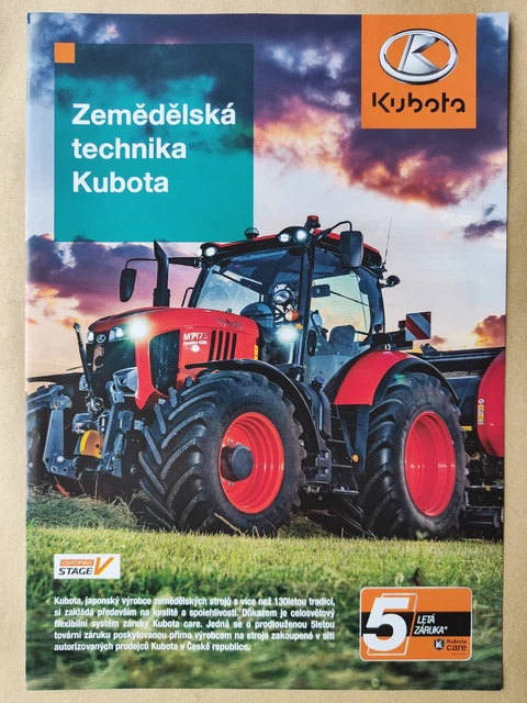 GAMME DE TRACTEURS Kubota Prospectus Brochure EUR 5,00 - PicClick FR