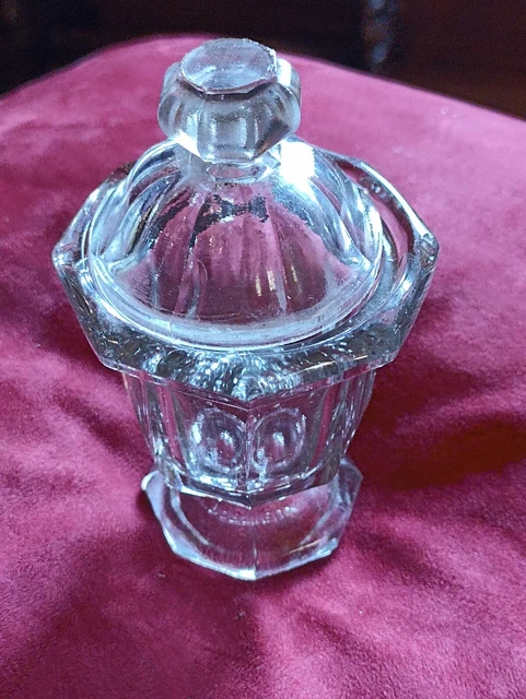 CRISTAL DE PORTIEUX, Ancien Moutardier en cristal de Portieux EUR 18,00 ...