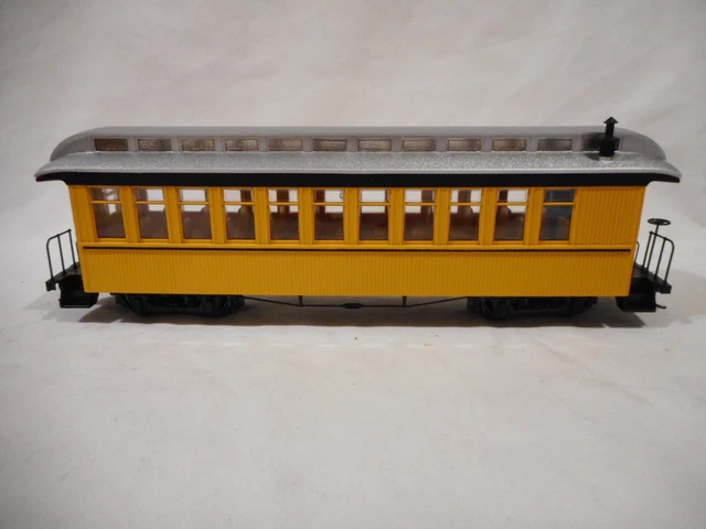 BACHMANN ON30 SCALE Bumblebee Convertible Coach/Observation w/Lighted ...