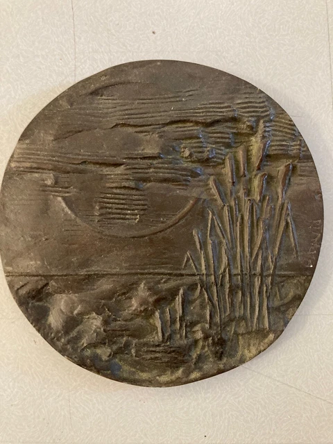 TRÈS BELLE MÉDAILLE Bronze BROCELIANDE Art Daniel David Monnaie De ...